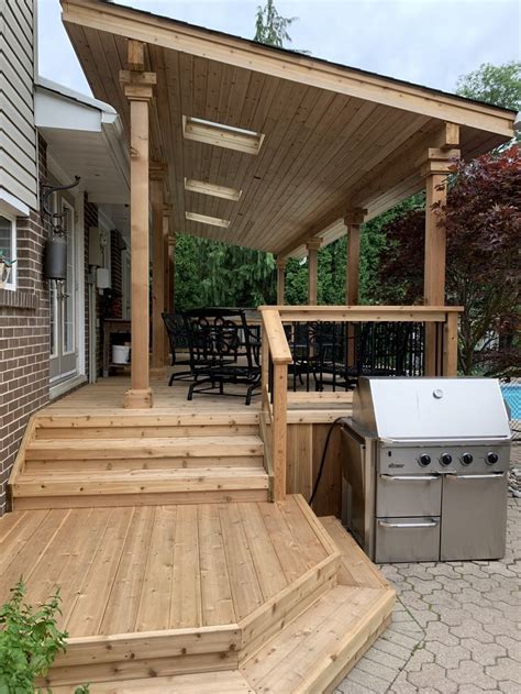 Sycamore Landscape Covered Patio Design Backyard Renovations Patio