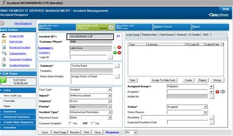 salesforce integration with bmc remedy system astrea it services