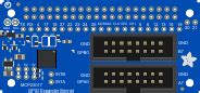 Компонент Adafruit GPIO Expander Bonnet 16 Additional I O over I2C для Fritzing IO Home