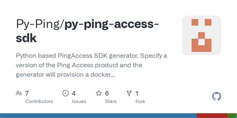Github Py Pingpy Ping Access Sdk Python Based Pingaccess Sdk