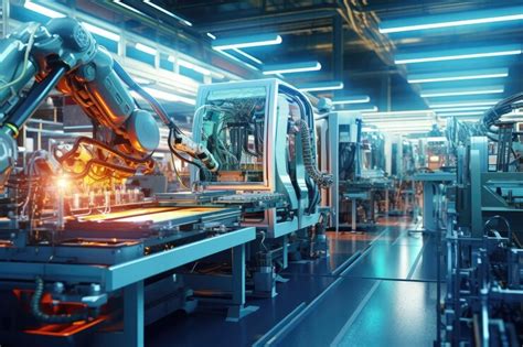 Premium Ai Image Component Installation Qc Of Circuit Board Fully Automated Pcb Assembly Line