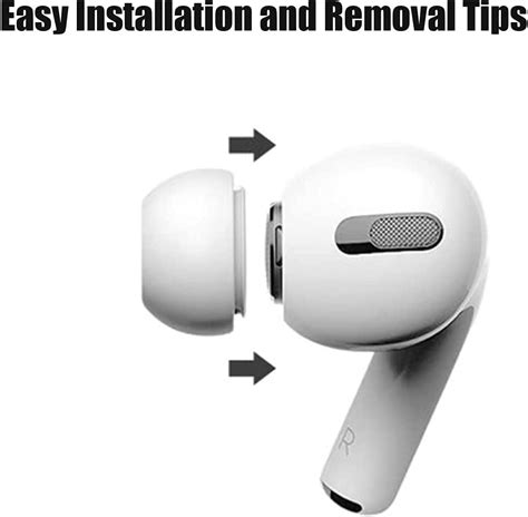 Buy AirPods Pro Replacement Ear Tips 6 Pairs For AirPods Pro Silicon Earbuds Tips With Noise