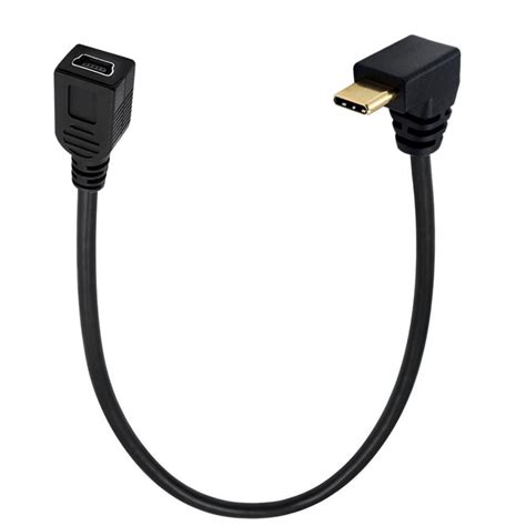 KUFptva USB C To Mini Pin USB Adapter Cable Degree Data Transfer Cable For Efficient