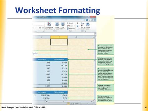 Ppt Excel Tutorial 2 Formatting A Workbook Powerpoint Presentation Free Download Id2621218