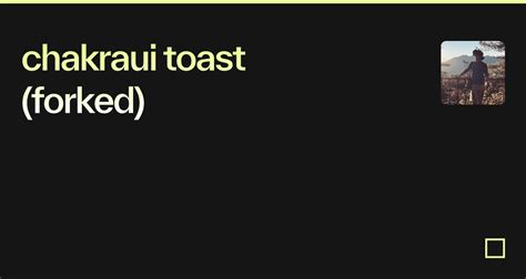 Chakra Ui Toast Examples CodeSandbox