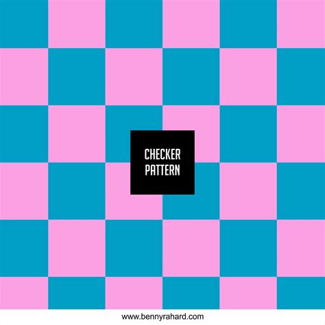 Checker Pattern With The Word Checker