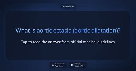 What Is Aortic Ectasia Aortic Dilatation