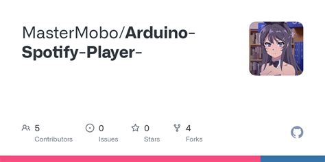 arduino spotify player spotify controller py at main · mastermobo