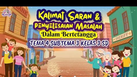 Soal Kunci Jawaban Tema Kelas SD Halaman Subtema Kalimat Penyelesaian Masalah