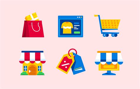 Application Ecommerce Icon Set 15895484 Vector Art At Vecteezy