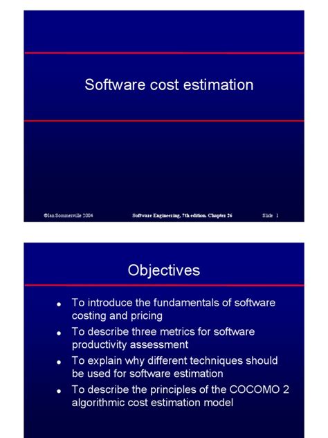 Software Cost Estimation Pdf Top Down And Bottom Up Design Source Code