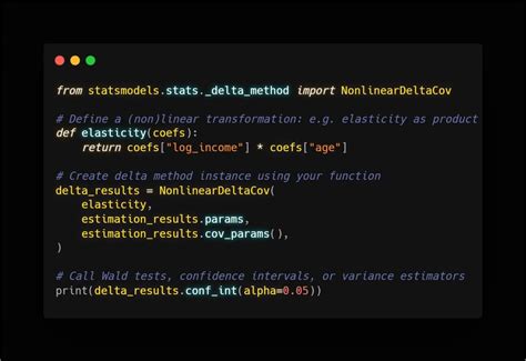 The Hidden Delta Method In Statsmodels A Worked Example Vladislav Morozov Phd