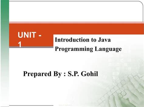 Unit 1 Introduction Fnfbbfhfhfbdhdbdto Javapptxpdf