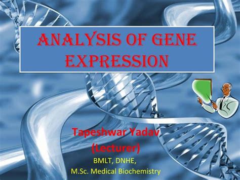 Analysis Of Gene Expression Ppt