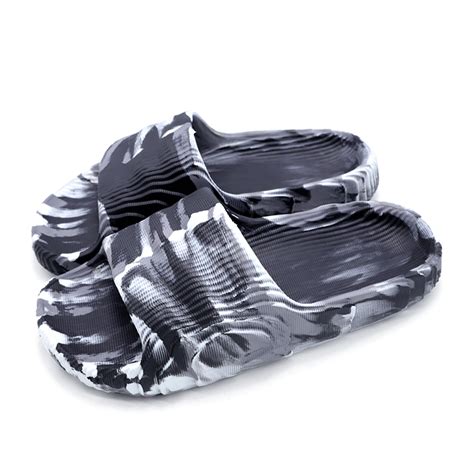 Jual Tefansy Sandal Slide Slop Pria Sandal Slop Cowok Slop Loreng Flat Rumah Sepatu Sendal