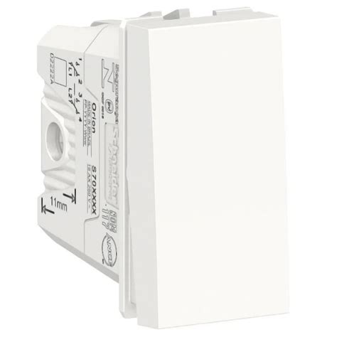 Modulo Interruptor Paralelo Duplo Orion Branca P Ep Elétrica Material Elétrico Iluminação