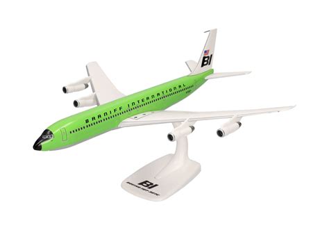 Herpa Snap Fit 1144 614009 Braniff Boeing