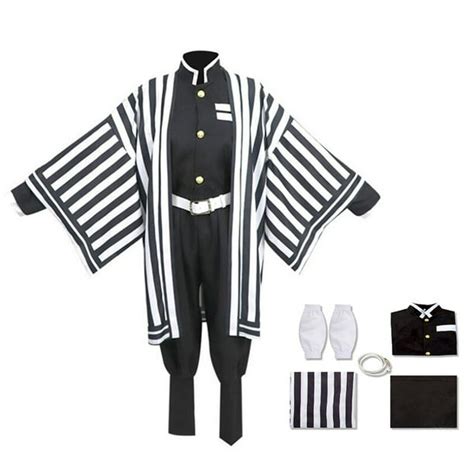 Disfraz De Demon Slayer Kimetsu No Yaiba Iguro Obanai Accesorios De