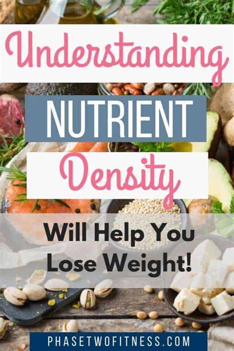 How Nutrient Density Can Help You Lose Weight Phase Two Fitness