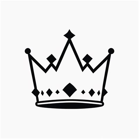 Elegant Royal Crown Icon SVG Format Svgcollections Com