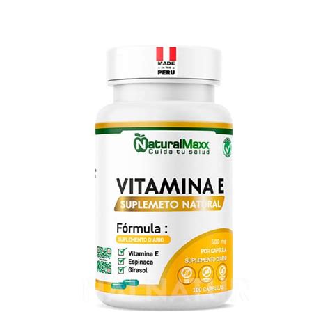 Vitamina E 100 Capsulas Naturalmaxx Vitalow