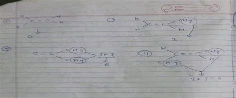 Begin Array L Text 1 Determine The Number Of A Hydrogen In Each Of The Text Following