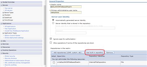 Enable Application Security In Websphere Admin Console