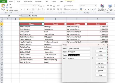Cara Cepat Membuat Form Input Data Di Excel Idn Times
