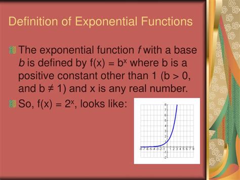 PPT Exponential Functions Section PowerPoint Presentation ID