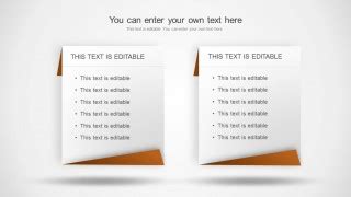Simple Text Tables For PowerPoint SlideModel