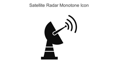 Satellite Radar Monotone Icon In Powerpoint Pptx Png And Editable Eps Format Ppt Template