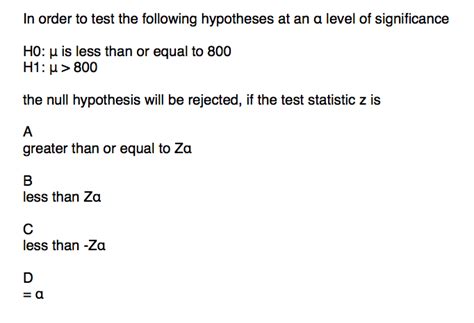 solved in order to test the following hypotheses at an a