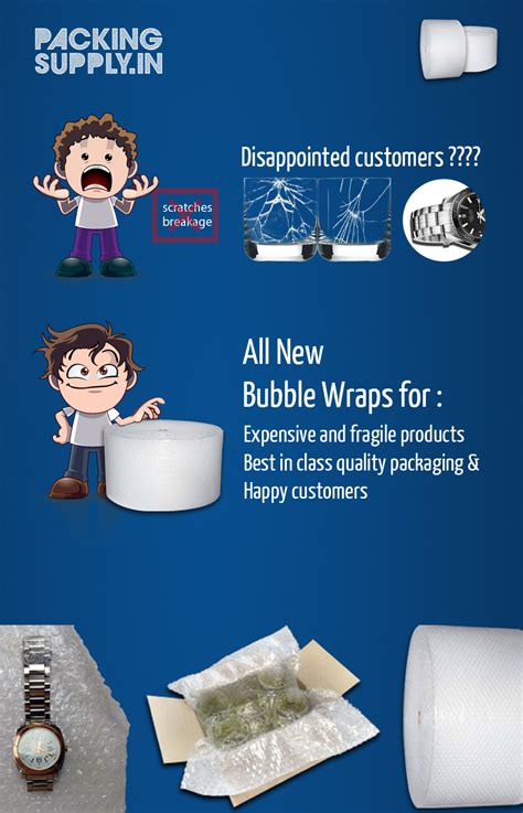 Protect Your Fragile Items Products In Bubble Wrap