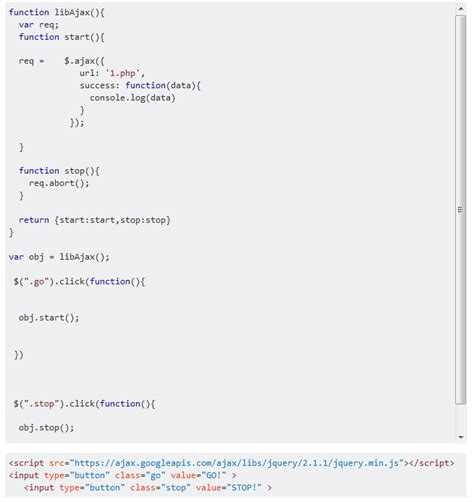 Is There A Way To Run A Php File From Our Domain With Ajax On Stack