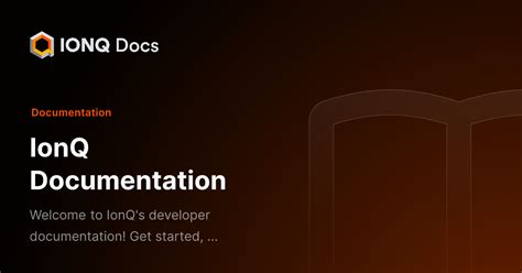 ionq documentation ionq quantum cloud documentation