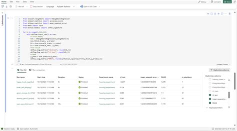 Machine Learning Experiment Microsoft Fabric Microsoft Learn