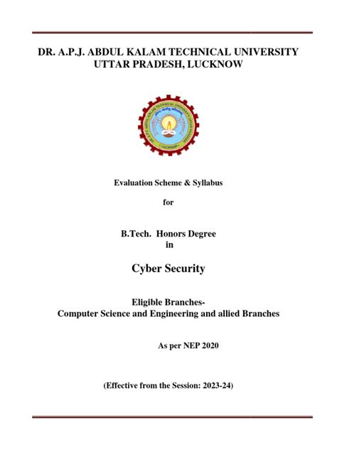 Honors Cse Csv2 Pdf Cryptography Security