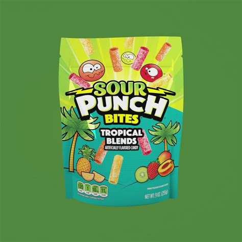 Sour Punch® Bites® Tropical Blends 69oz American Licorice Wholesale