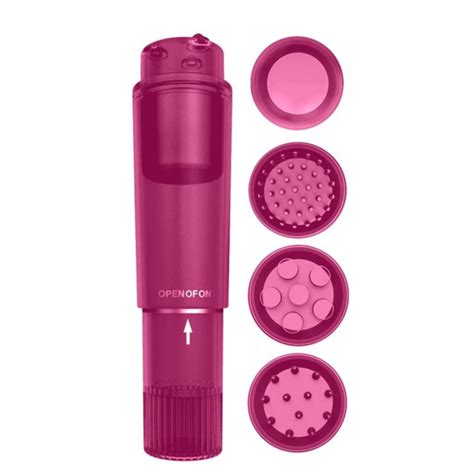 Vibe Ge სექს შოპი Online Sex Shop Heady მრავალთავიანი ვიბრატორი წითელი