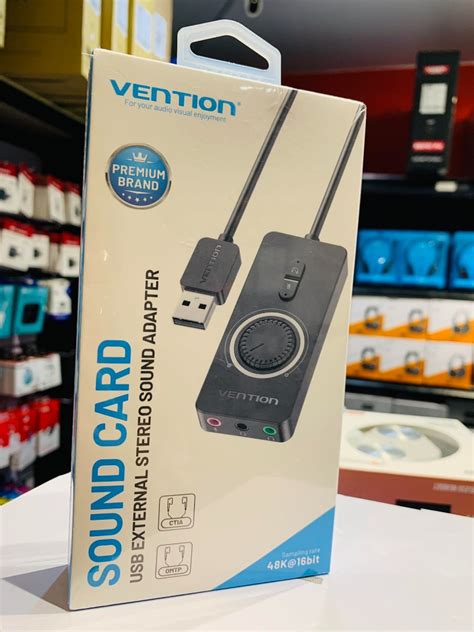 Vention Adapter External USB Audio Card Vention CDRBF Computers Tech Parts Accessories