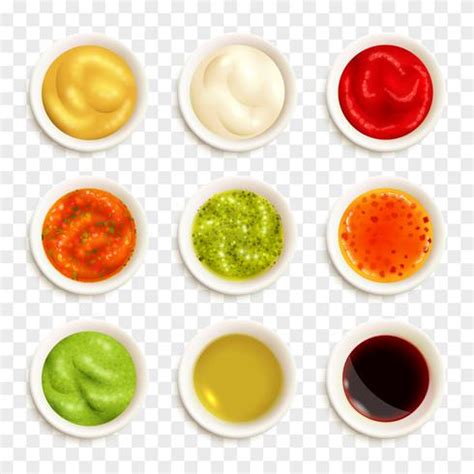 Set Of Sauce Icons 476649 Vector Art At Vecteezy