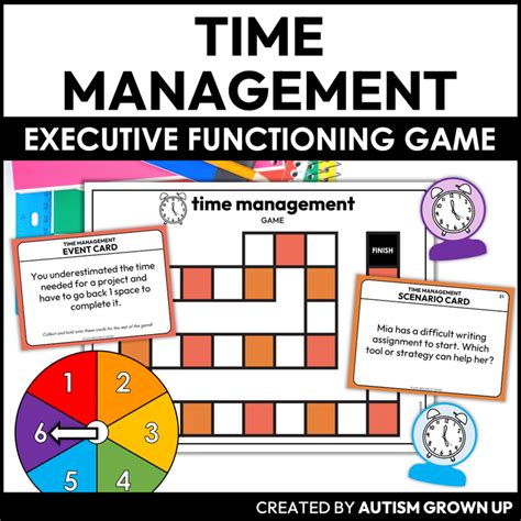 Time Management Executive Functioning Game — Autism Grown Up
