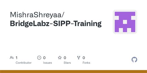 Github Mishrashreyaabridgelabz Sipp Training