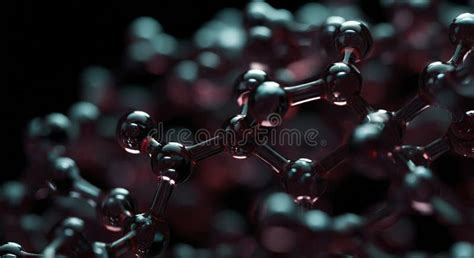 History Of Futuristic Molecular Structures Stock Illustration Illustration Of Technology