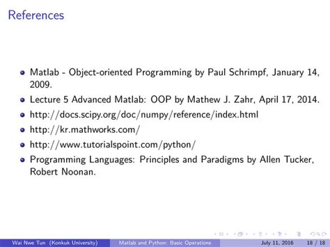 Matlab And Python Basic Operations Ppt