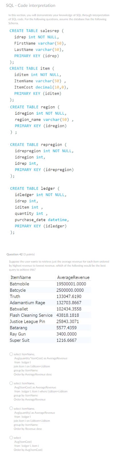Solved Sql Code Interpretation In This Section You Will