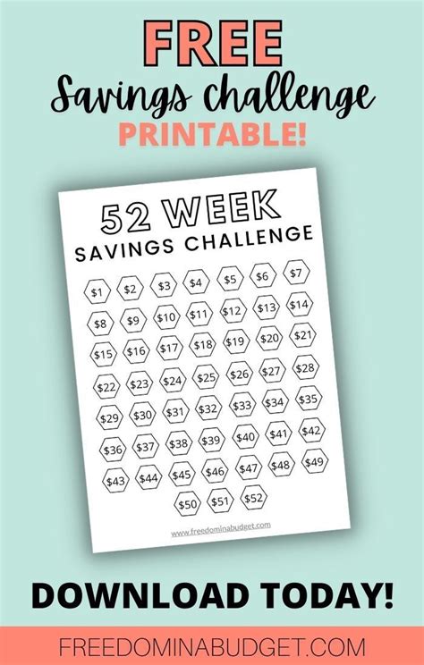 52 Week Envelope Challenge 52 Week Money Saving Challenge Budget Challenge Money Saving