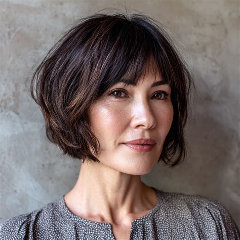 23 Beautiful Dark Brown Hair Colors Women Over 50 Are Choosing