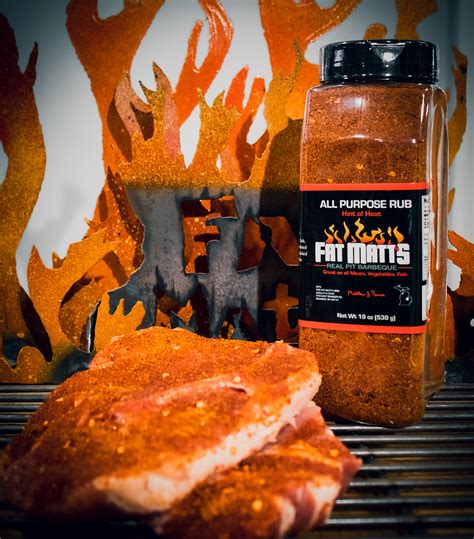 Fat Matts Bbq Hint Of Heat All Purpose Bbq Rub Fat Matts Bbq