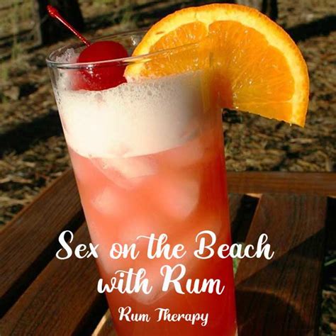 Sex On The Beach With Rum Rum Therapy
